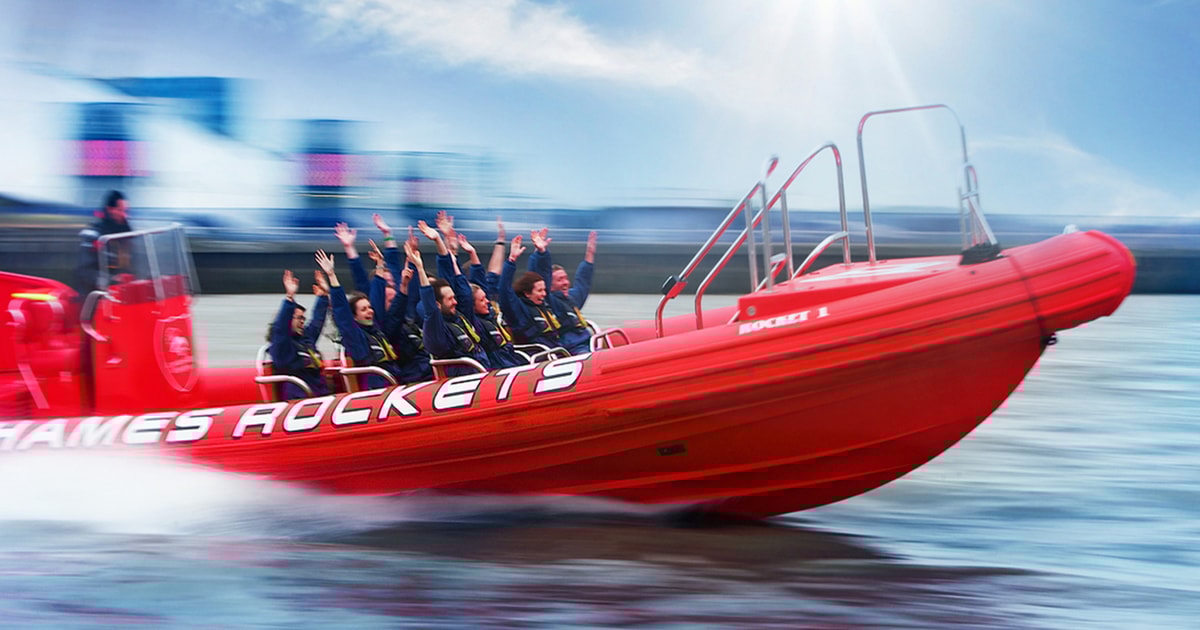 London: Break the Barrier Speed Boat Ride | GetYourGuide