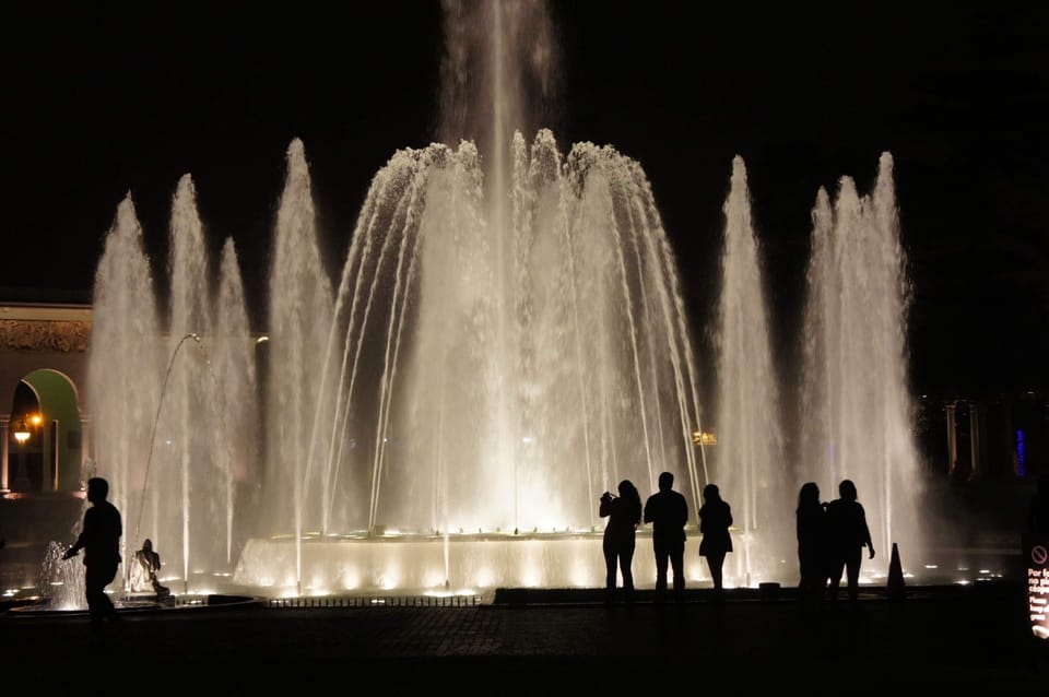 Lima: 3-Hour Magic Water Circuit and Fantasy Fountain Show | GetYourGuide