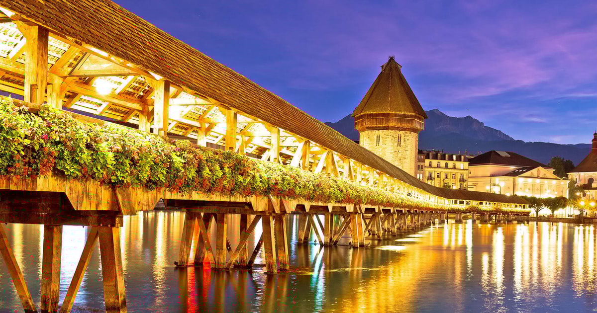 Viaggio privato da Zurigo alla scoperta della città di Lucerna ...