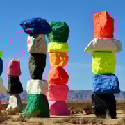 Las Vegas: Mojave, Red Rock Sign and 7 Magic Mountains Tour | GetYourGuide