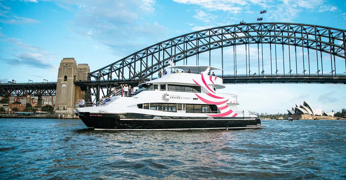 Sydney: Harbor Cruise with 2-Course Premium Lunch | GetYourGuide