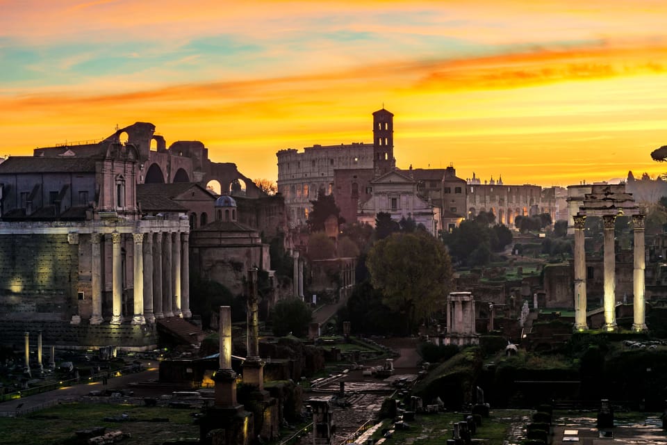 Rome: Roman Forum, Palatine Hill and Evening Light Show | GetYourGuide
