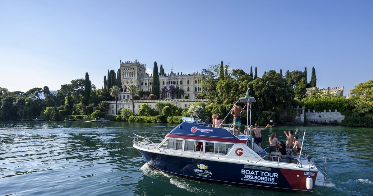 Ab Peschiera: Bootsfahrt an der Ostküste des Gardasees nach Sirmione | GetYourGuide