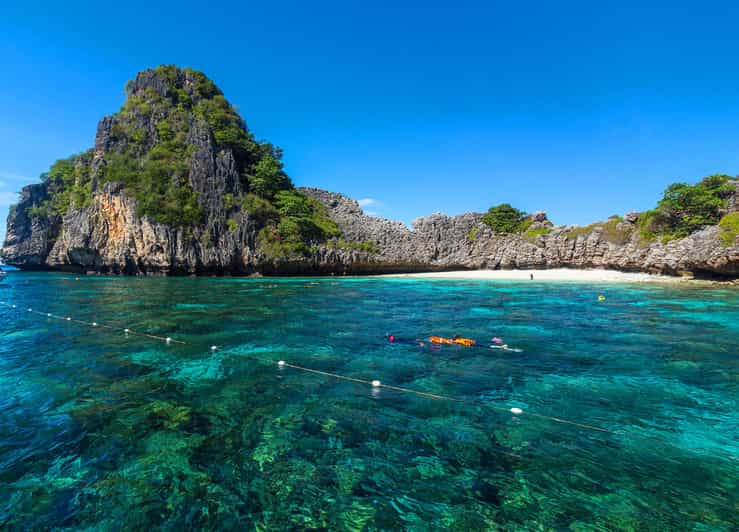 Krabi: Koh Rok & Koh Haa dold snorklingstur med motorbåt | GetYourGuide