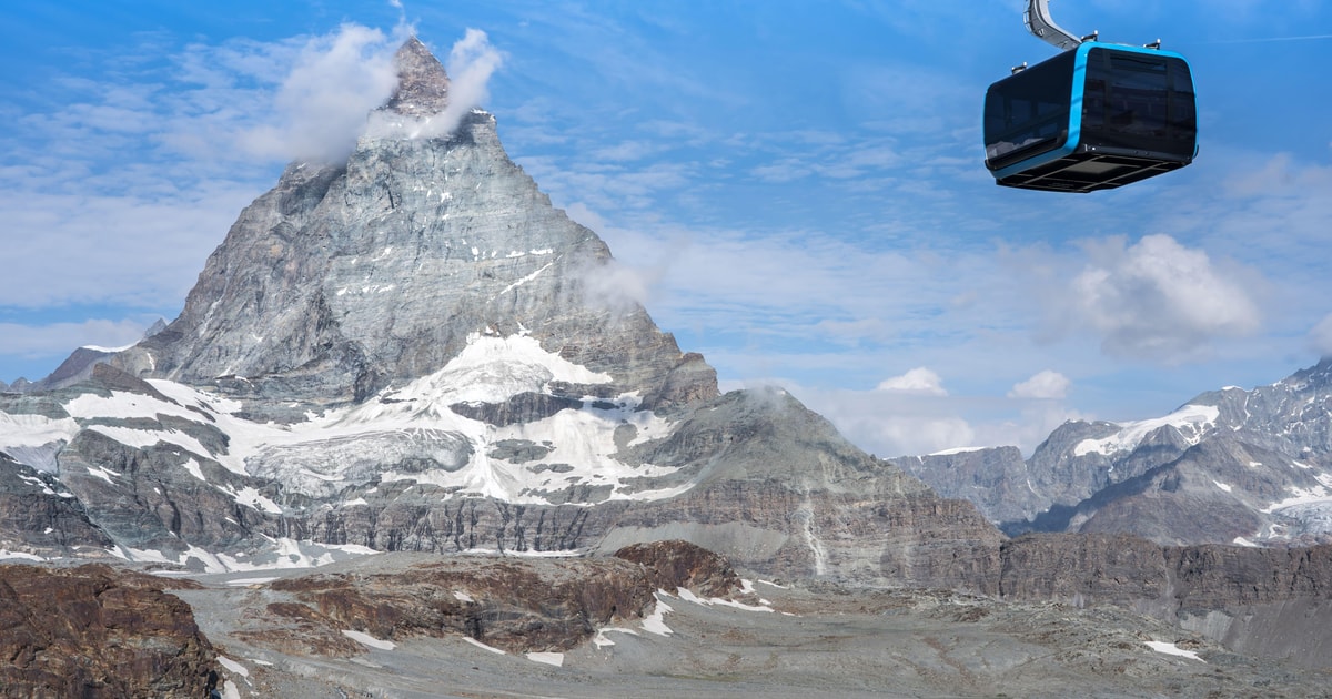 Halve dagtrip in kleine groep van Zermatt naar Glacier Paradise ...