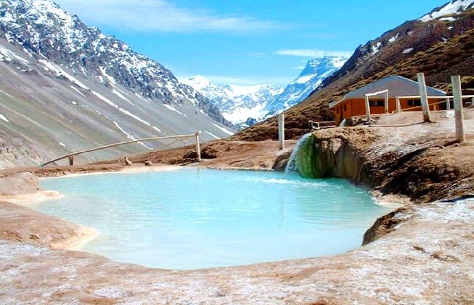 Embalse el Yeso + Termas de Colina with picnic - Full day | GetYourGuide