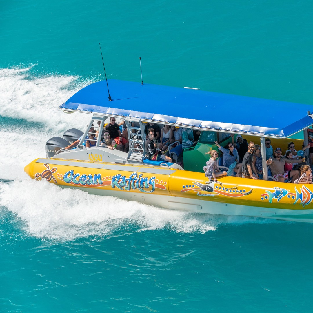 Airlie Beach: Fly Raft Package w Scenic Flight & Snorkeling | GetYourGuide