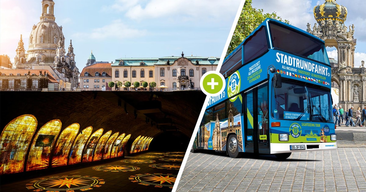 Dresden: 1-dags Hop-On Hop-Off Bus & Fortress Xperience | GetYourGuide
