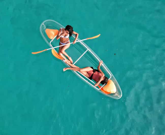 Zanzibar: Transparent Kayak and Drone (with Pickup Included) | GetYourGuide