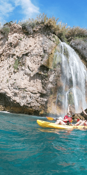 Nerja: Guided Kayak Tour Nerja Cliffs and Maro Waterfall | GetYourGuide