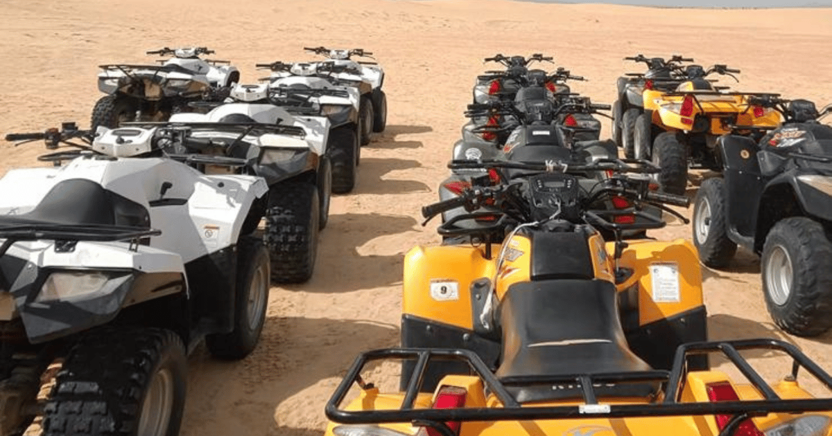 From Tozeur: 2-hour quad ride in the desert | GetYourGuide
