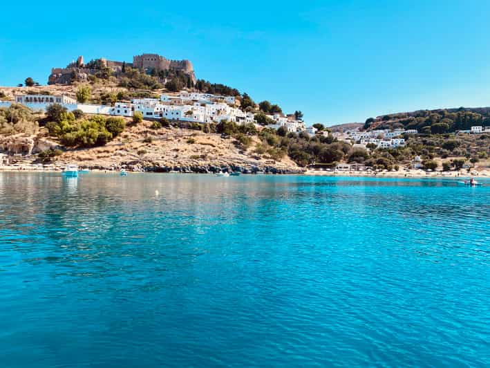 Orașul Rodos: Excursie cu barca de mare viteză la Lindos | GetYourGuide