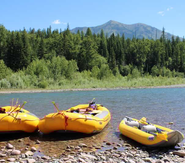 Glacier National Park: Whitewater Rafting with Dinner | GetYourGuide