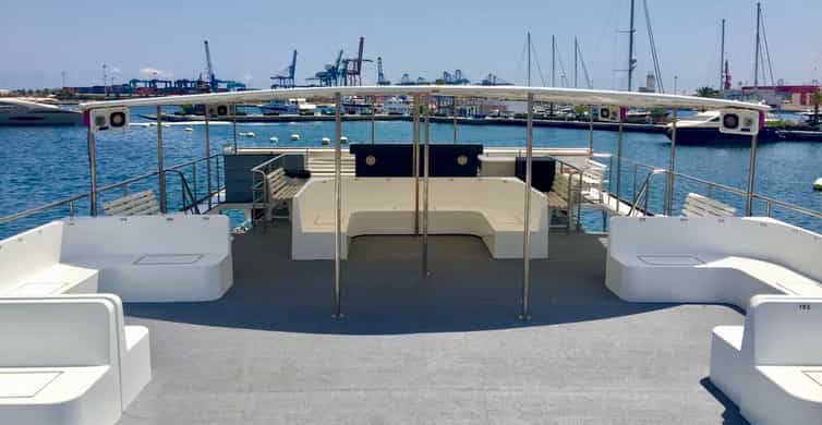 Valencia: Boat ride with Lunch and Swim in Port Saplaya | GetYourGuide
