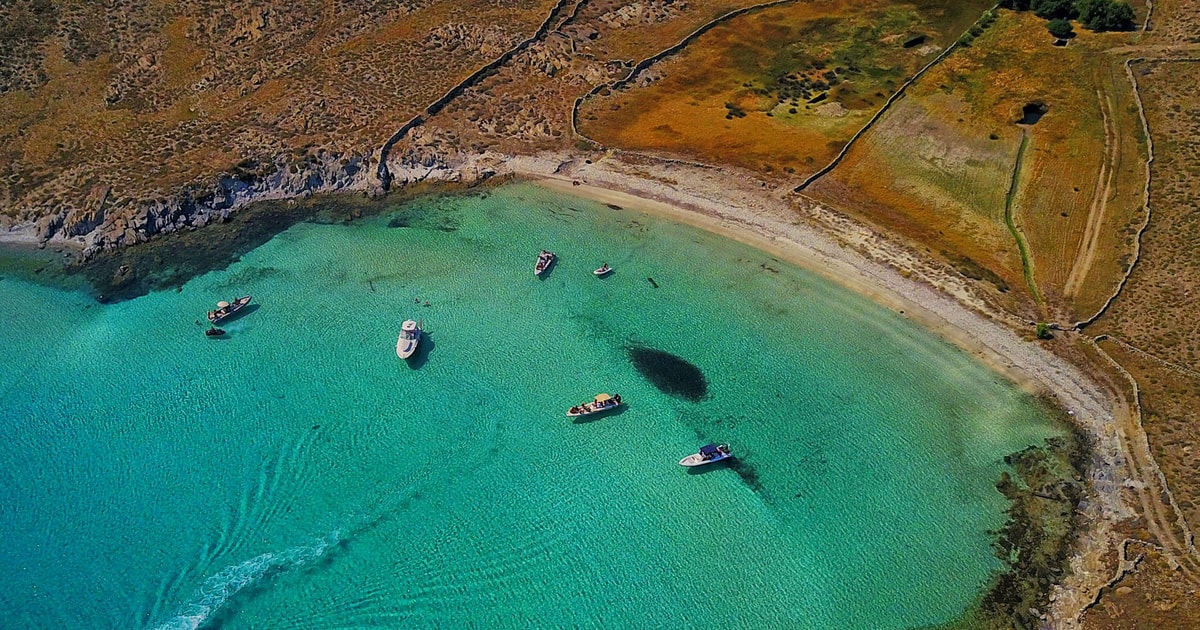 Da Ornos: Crociera privata da Mykonos a Delos e all'isola di Rhenia ...