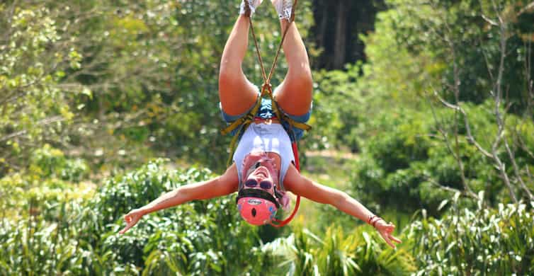 Cancún: tour de tirolesa, quad y cenote en la jungla maya | GetYourGuide