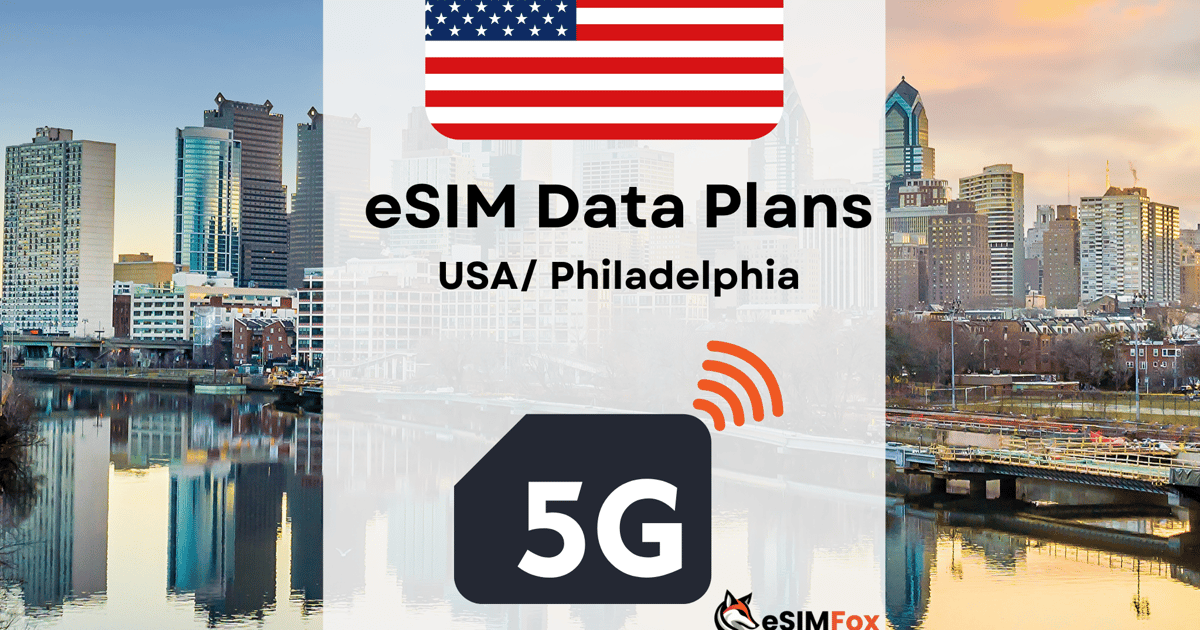 Philadelphia : eSIM Internet-Datenplan für USA 4G/5G | GetYourGuide