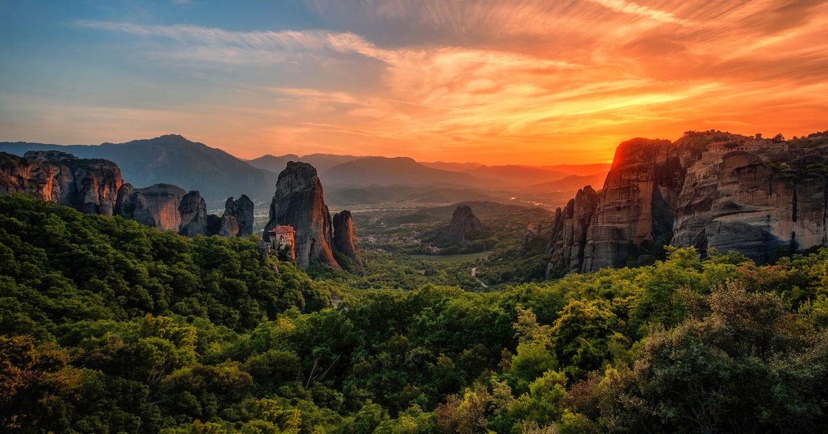 Meteora: Guided Sunset Tour with Monasteries and Caves Visit | GetYourGuide