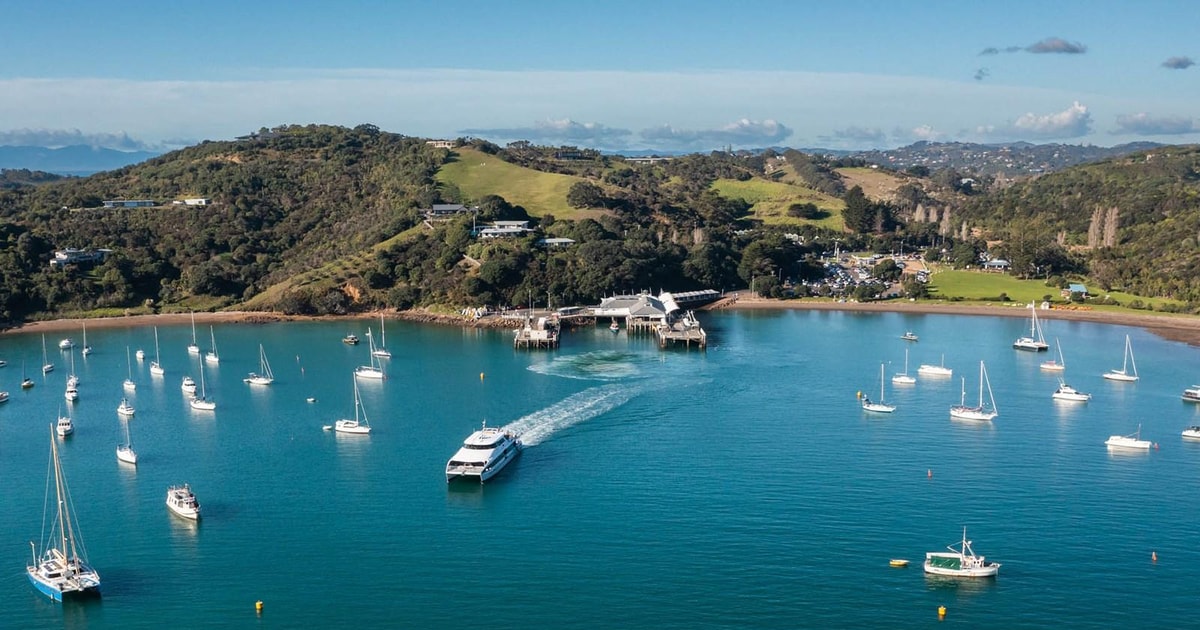 Fra Auckland: Waiheke Island retur hurtigfærge billet | GetYourGuide