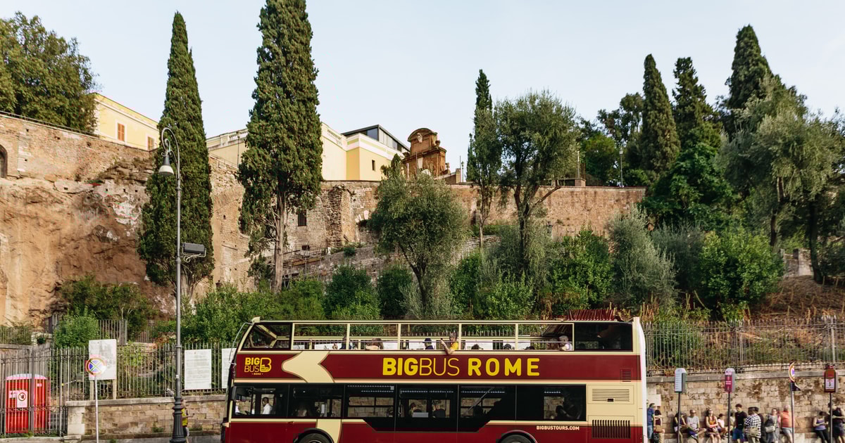 Rome: Hop-on Hop-off Sightseeing Bus Tour | GetYourGuide