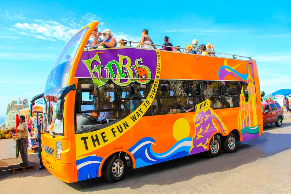 Mazatlán: Double-Decker Bus, Cliff Diving & Walking Tour | GetYourGuide