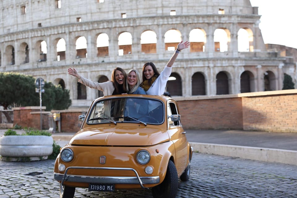 Fiat Cinquecento Vintage City Photo Tour | GetYourGuide
