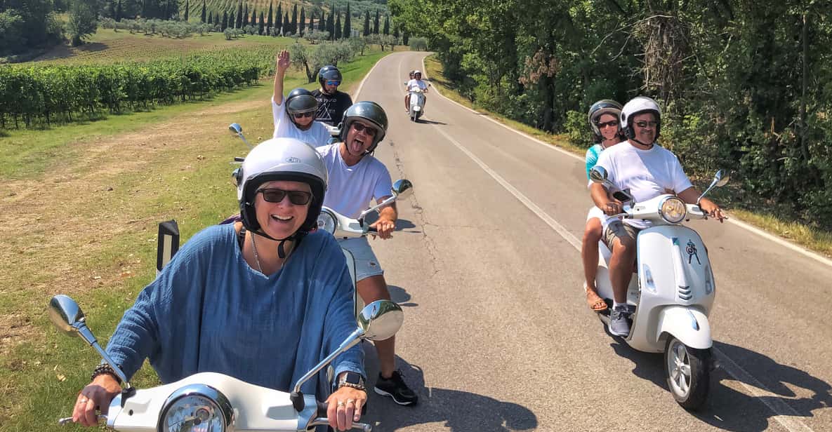 Florence: Chianti Sunset Vespa Tour with Wine & Oil Tasting | GetYourGuide