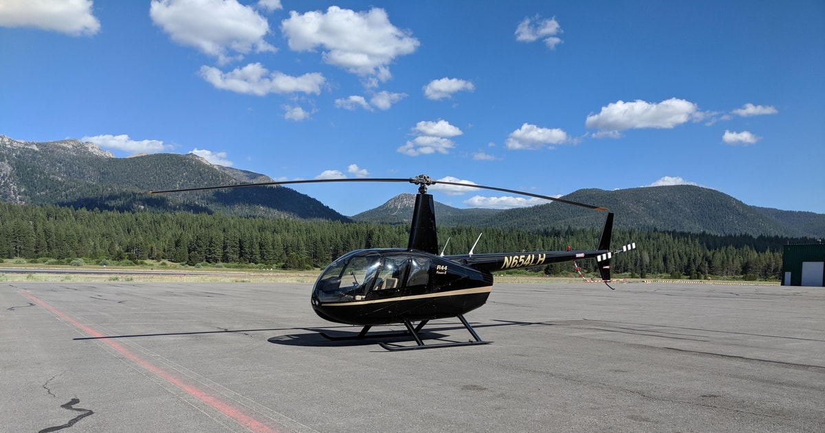 Lake Tahoe: Zephyr Cove Helicopter Flight | GetYourGuide