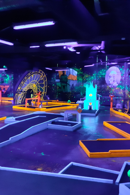 Prague: Glow Golf Mini Golf Game by UV Light | GetYourGuide