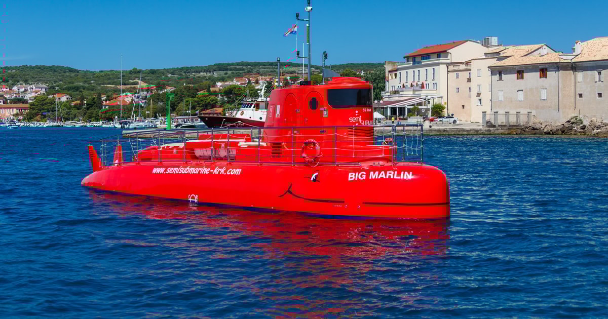 Krk: 45-Minute Semi-Submarine Tour | GetYourGuide