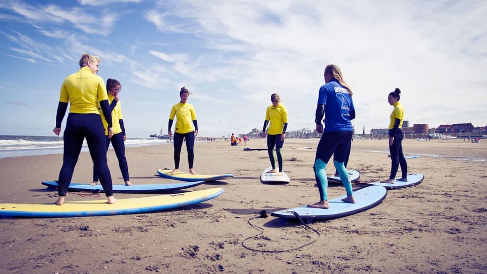 Scheveningen Full-day Surfing lessons with Lunch | GetYourGuide
