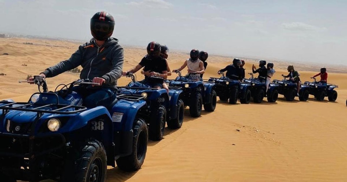 Sharjah: Four-Wheeling in the Sahara on a Grizzly 350 CC | GetYourGuide