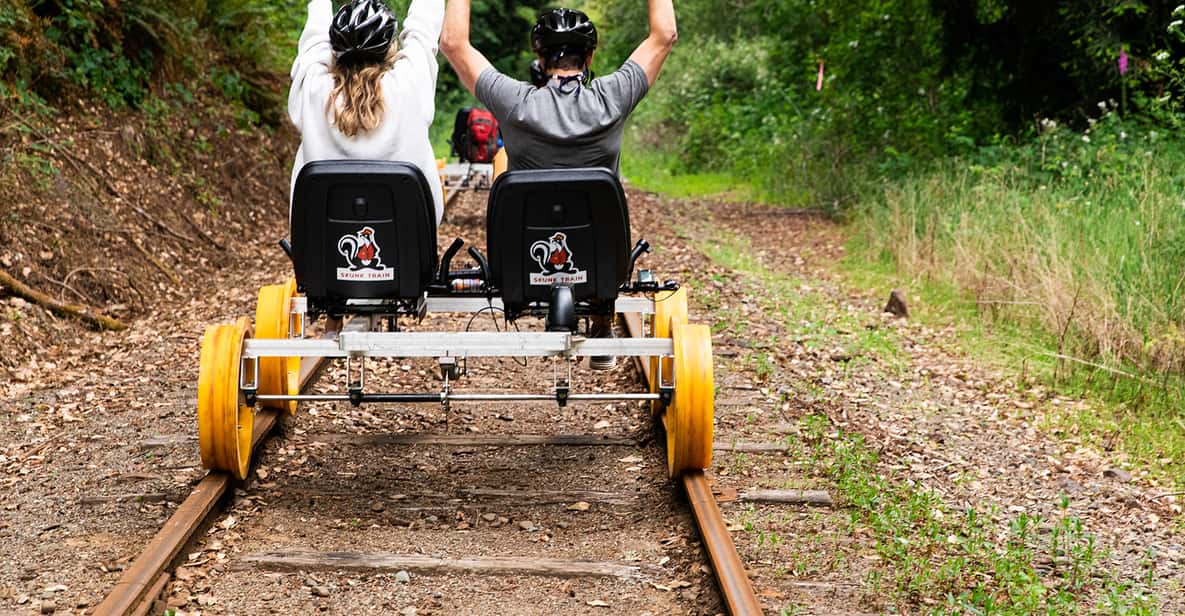 Mendocino County: Railbiking Tour Along the Noyo River | GetYourGuide