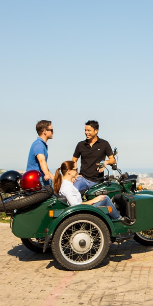 Barcelona: Motorcycle Sidecar Full-Day Tour with Stops | GetYourGuide