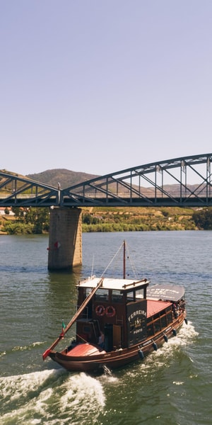 From Pinhão: Douro Valley Rabelo Boat Tour with Audio Guide | GetYourGuide