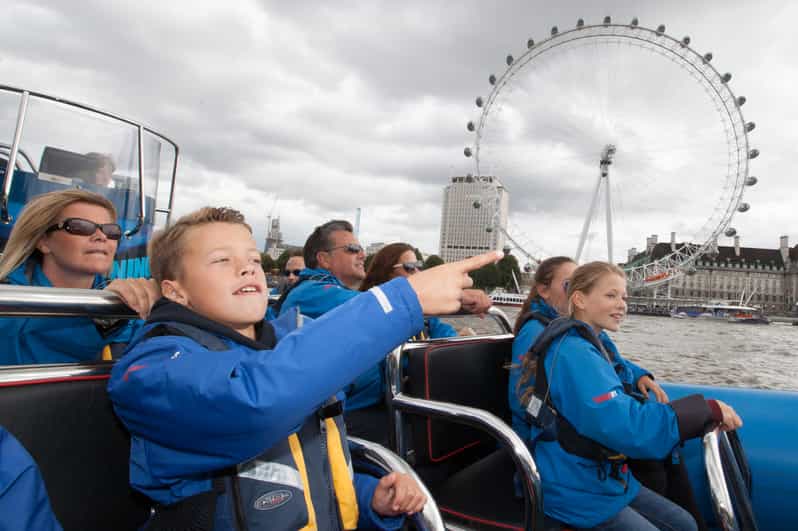 Londra: Plimbare cu barca de viteză pe râul Tamisa | GetYourGuide