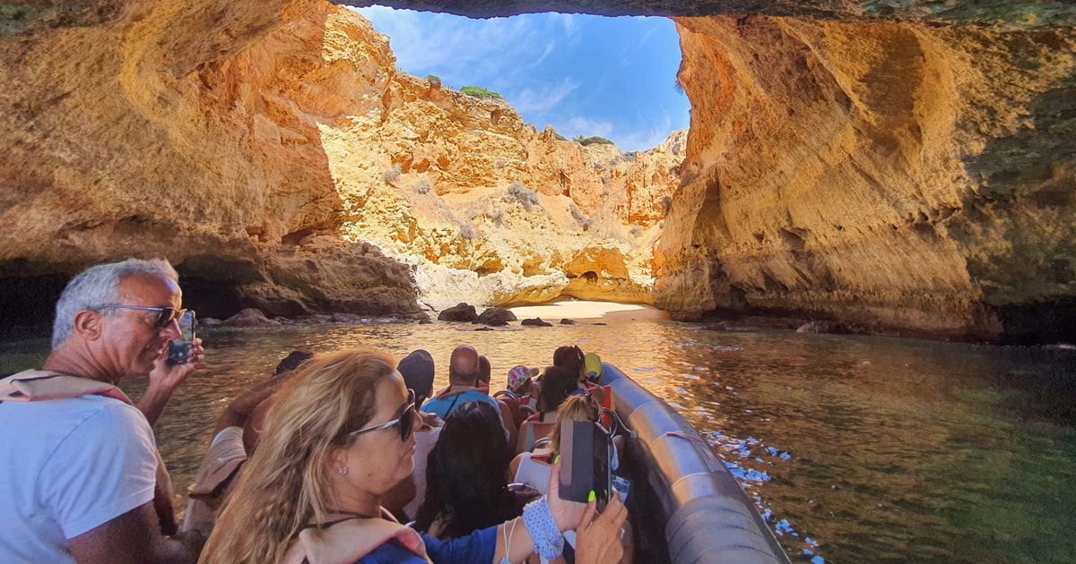 Portimão: Guided Coastal Caves Tour by Boat | GetYourGuide