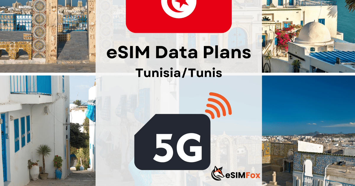 Tunis : eSIM Internet Data Plan for Tunisia 4G/5G | GetYourGuide