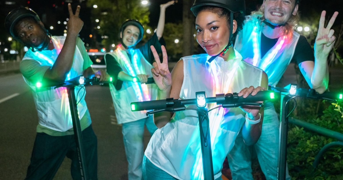 Tokyo E-Scooter Night Tour with Tokyo Tower Admission | GetYourGuide