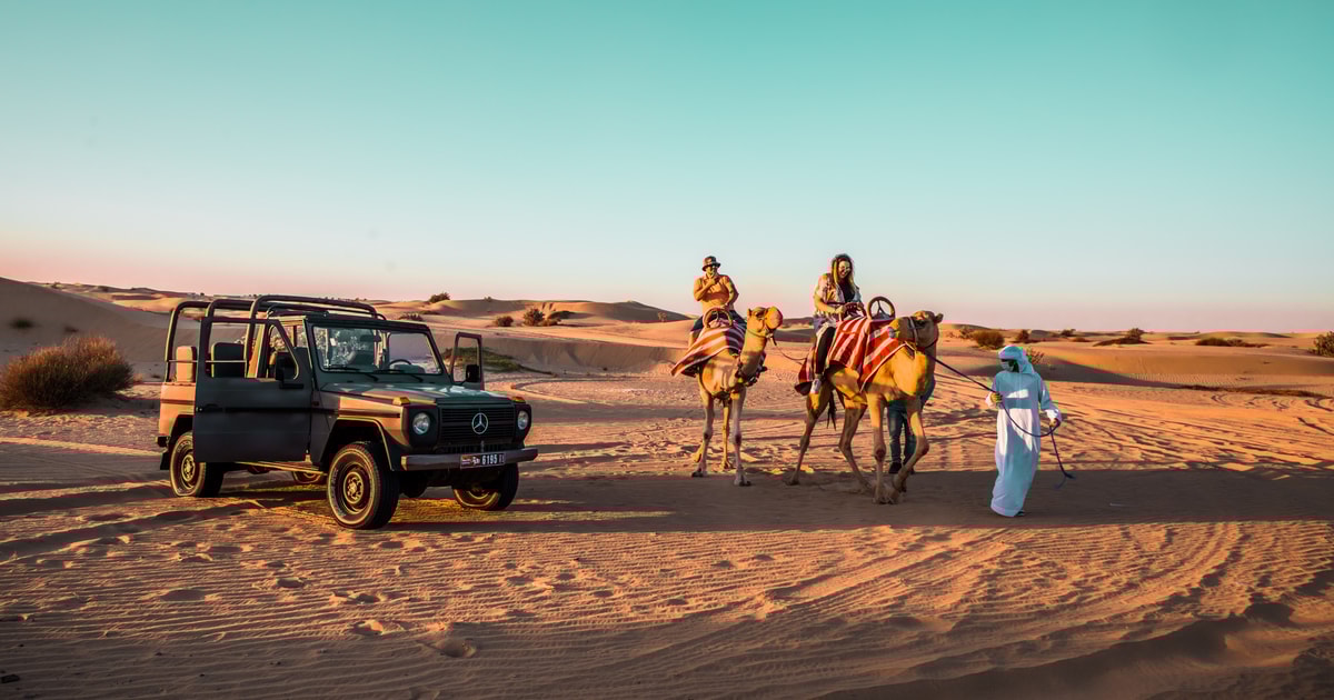 Dubai: Al Marmoom Oasis Safari, dieren spotten & ontbijt | GetYourGuide
