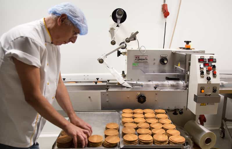 Gouda: Syrup Waffle Factory Ticket with a Waffle | GetYourGuide