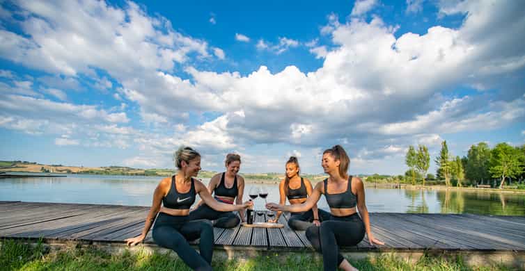 Chiusi: Yoga Lesson and Picnic on the Shore of Chiusi Lake | GetYourGuide