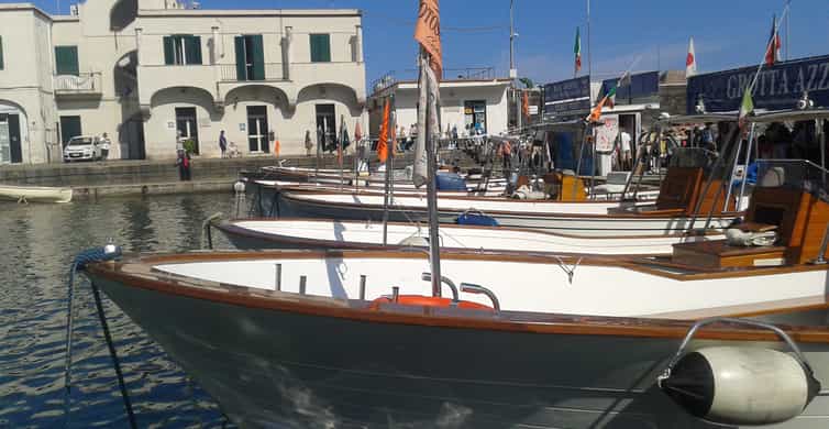 Capri: Boat Tour, Blue Grotto, Funicular, Lunch DIY Package | GetYourGuide