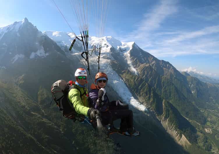 Chamonix-Mont-Blanc: Mountain Tandem Paragliding Flight | GetYourGuide