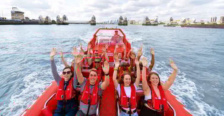 London: Break the Barrier Speed Boat Ride | GetYourGuide