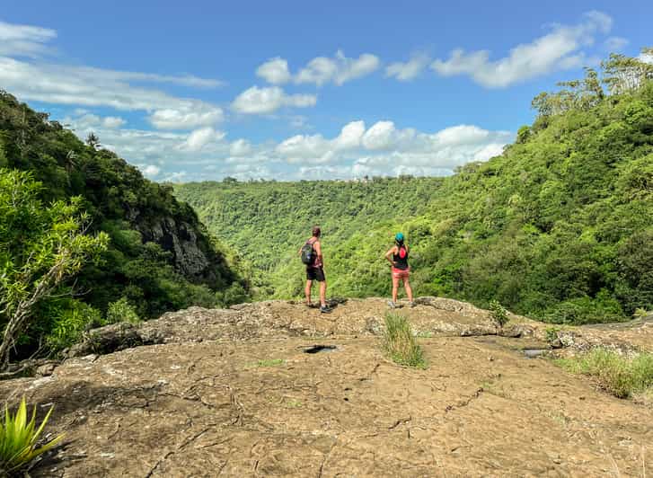 Mauritius: Exploring the Tamarind Falls with a Guide | GetYourGuide
