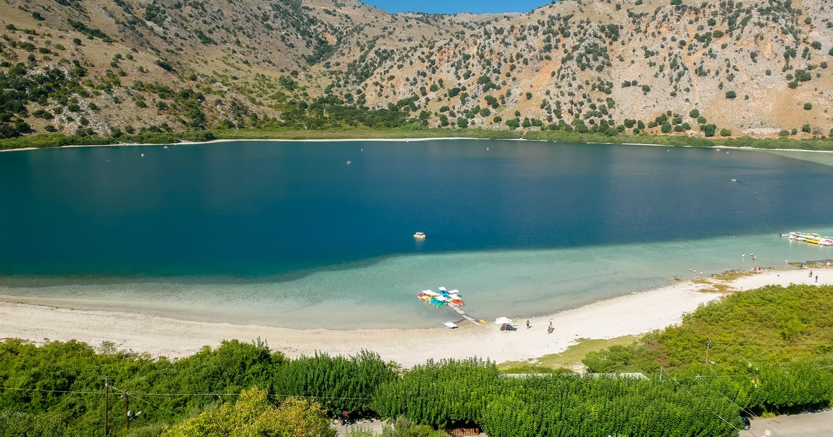 Rethymno half day wine tasting-olive oil factory-Kourna lake | GetYourGuide