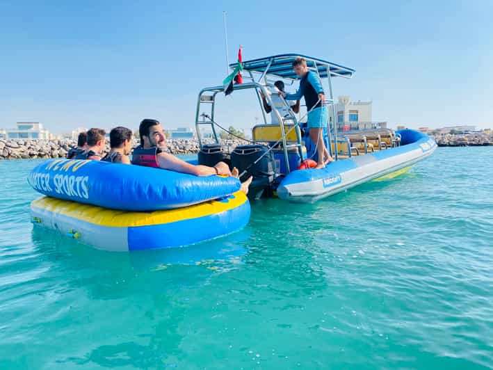 Dubai: Speedboat Tubing Around Burj Al Arab | GetYourGuide
