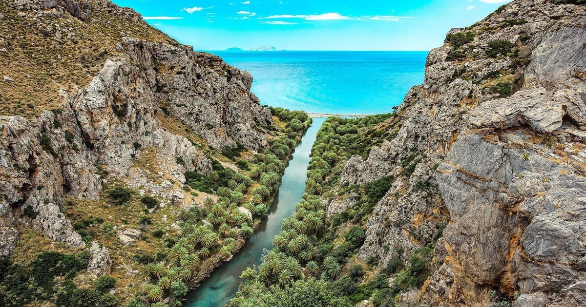 Georgioupolis: Preveli Palm Beach Day Trip by Bus and Boat | GetYourGuide