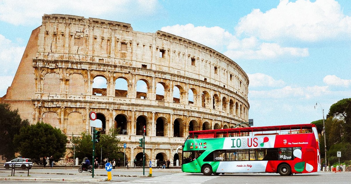 Rome: Hop-on & Hop-off Bus Pass with Colosseum Guided Tour | GetYourGuide